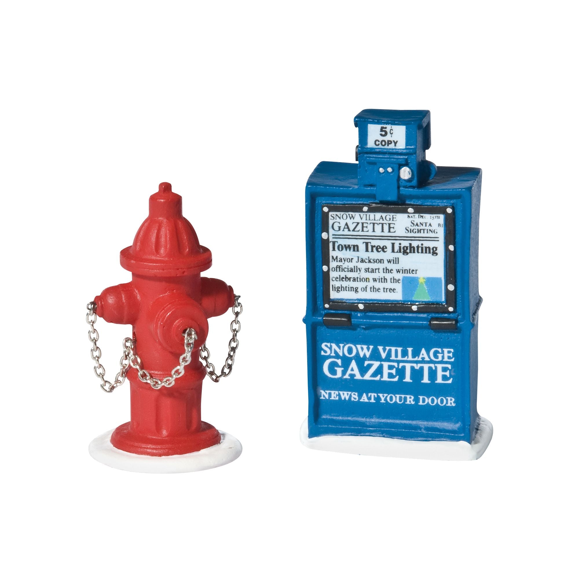 Village Accessories Fire Hydrant Paper Box 809013 – Department 56 ...